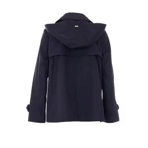 Herno Waterproof Peacoat - Blue