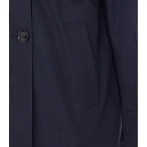 Herno Waterproof Peacoat - Blue