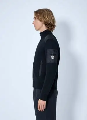 Moncler Zip-up High-neck Sweater