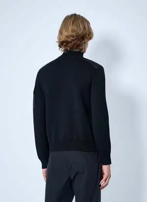 Moncler Zip-up High-neck Sweater