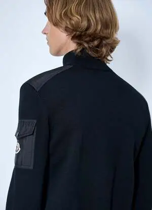 Moncler Zip-up High-neck Sweater