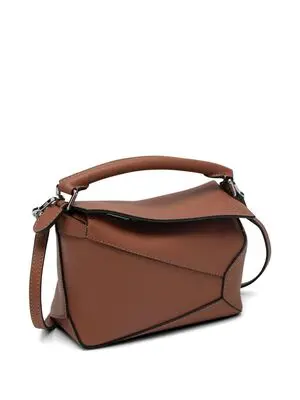 Loewe Puzzle Edge Mini Leather Handbag - Multicolor