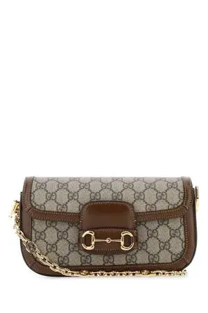 Gucci Leather And Gg Fabric Handbag - Multicolor