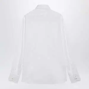 TOM FORD Slim-fit Cotton Shirt In Optical - White
