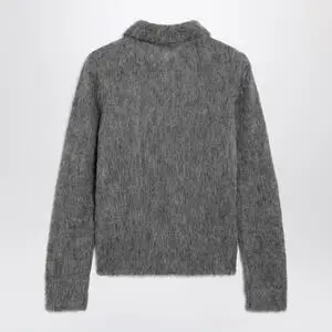 Chloé Smoke Grey Alpaca-blend Cardigan - Gray