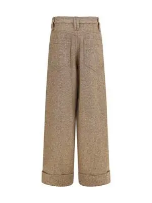 Brunello Cucinelli Tailored Wool-blend Pants