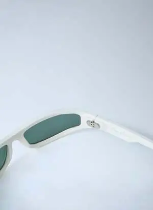 Rick Owens Fog Sunglasses - White