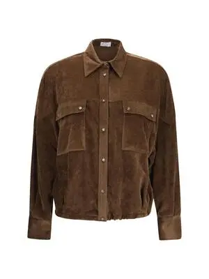 Brunello Cucinelli Corduroy Shirt - Brown