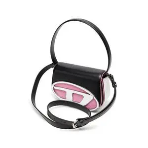 DIESEL® Leather Shoulder Bag - Black