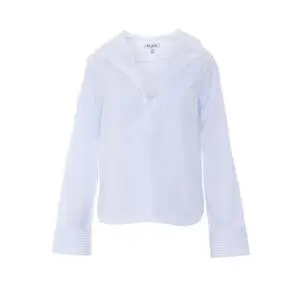 Alaïa Hooded Shirt - White