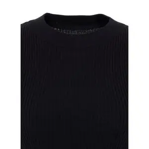 Sacai Satin X Cotton Knit Pullover