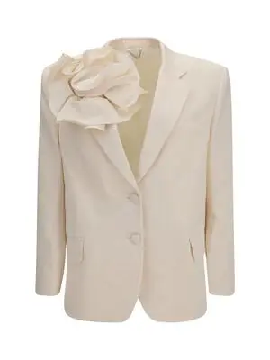 Magda Butrym Floral Cotton And Silk Blazer - Multicolor