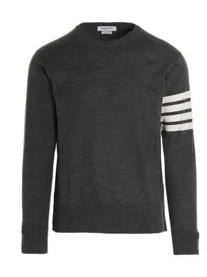 Thom Browne 4 Bar' Sweater - Gray