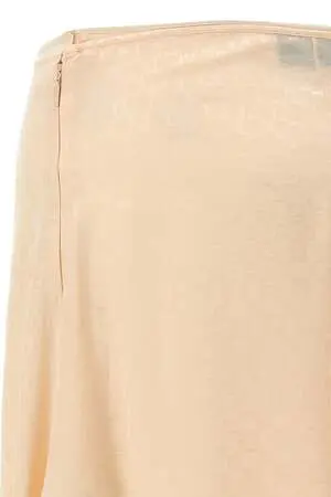 Fendi Ff Silk Skirt