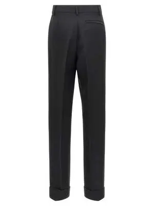 FERRAGAMO Stretched Pleated Trousers