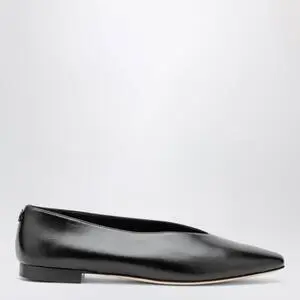 JIMMY CHOO Margot Ballet Flats In Leather - Black
