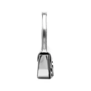 DIESEL® Glossed Leather Shoulder Bag - Silver