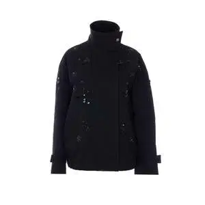 GOLDEN GOOSE Short Trench Coat - Black