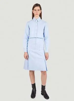 Raf Simons Panel Denim Skirt