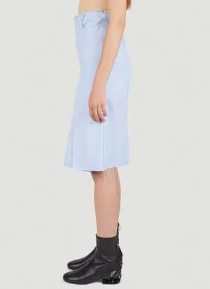 Raf Simons Panel Denim Skirt