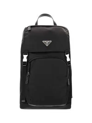 Prada Re-nylon Backpack - Black
