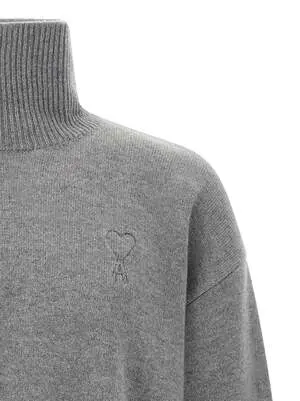 AMI Paris Puff Logo Sweater