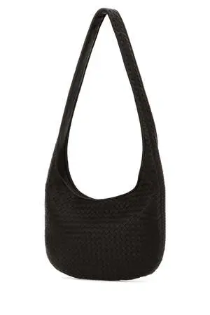 Bottega Veneta Nappa Leather Veneto Crossbody Bag - Brown