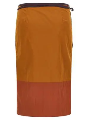 Saint Laurent Nylon Pencil Skirt