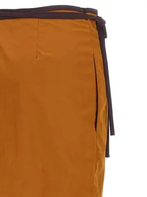 Saint Laurent Nylon Pencil Skirt