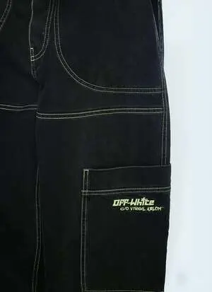Off-White Irregular Cargo Jeans