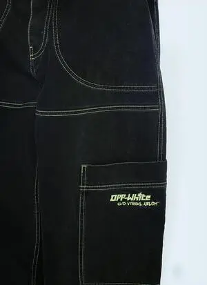 Off-White Irregular Cargo Jeans