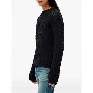 ANN DEMEULEMEESTER Cable Knit Jumper