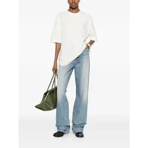 GOLDEN GOOSE Neutrals T-shirts & Vests T-shirts - Cream