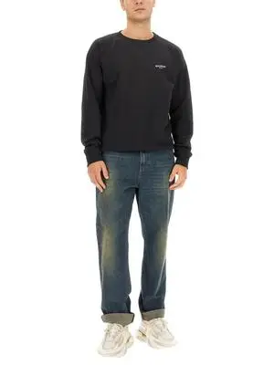 Balmain Jeans In Denim - Blue
