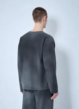DIESEL® S-ruben Distressed Cotton-blend Sweater