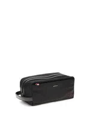 Kiton Nylon Cosmetic Pouch - Black