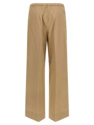 Moncler Grosgrain Logo Patch Pants