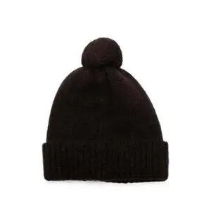 GOLDEN GOOSE Knitted Beanie With Pompom