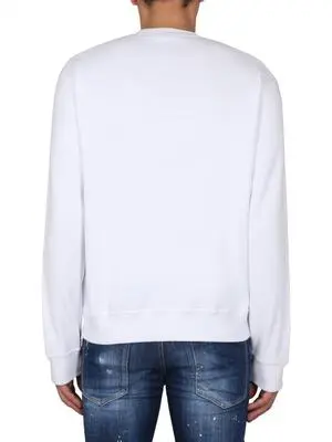 Dsquared2 Sweatshirt With Logo Print - White