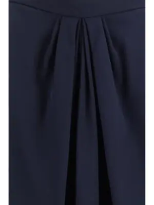 Giorgio Armani Pleated Silk Skirt
