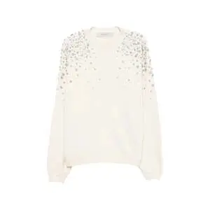 GOLDEN GOOSE Neutrals Sweaters & Knitwear Sweatshirts - Cream