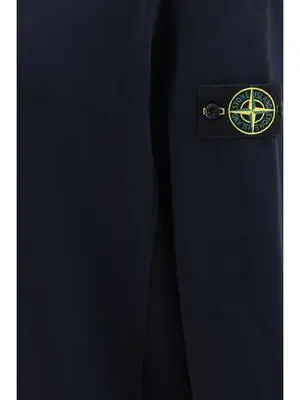 Stone Island Crewneck Cotton Sweatshirt - Blue