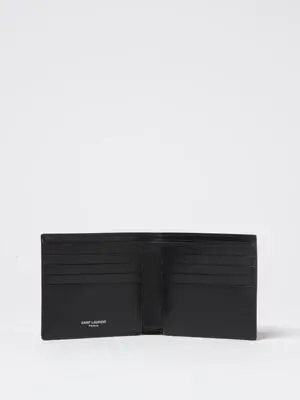 Saint Laurent Cassandre East/west Leather Wallet