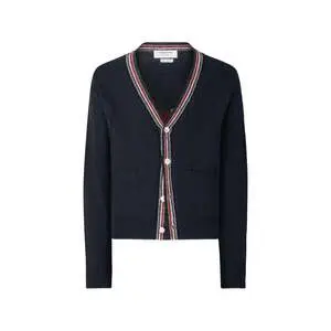 Thom Browne Hector Motif Cardigan - Blue