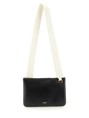 JIL SANDER Lg Leather Link Bag