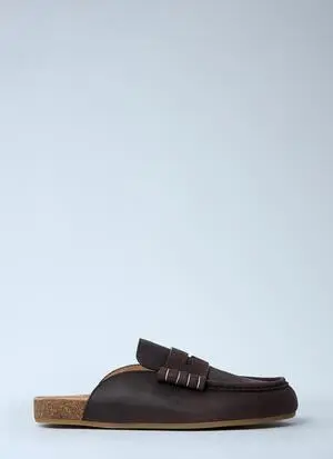JW Anderson Stitch Loafers - Brown