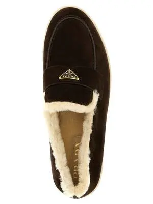 Prada Suede Loafers