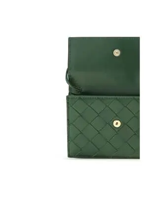 Bottega Veneta Knot Card Holder - Green