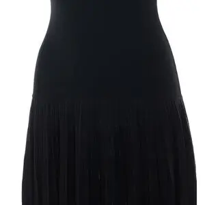 Alaïa Pleated Sheer Dress