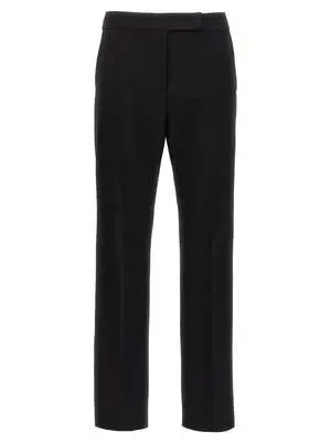 Max Mara Rino Wool Blend Trousers - Black